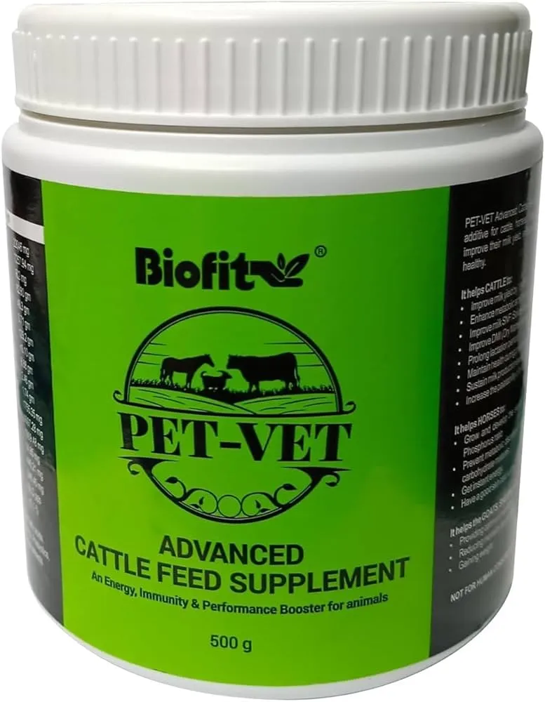 BIOFIT Pet-Vet Advanced Cattle Feed Supplement, Increases The Milk ...