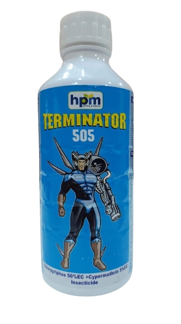 HPM Terminator 505 Chloropyriphos 50% + Cypermethrin 5% EC, Highly ...