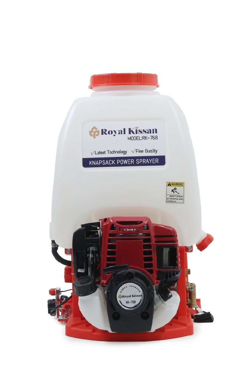 Royal Kissan Knapsack Power Sprayer (RK-PSC-350) 4 Stroke Copper Gx35 ...