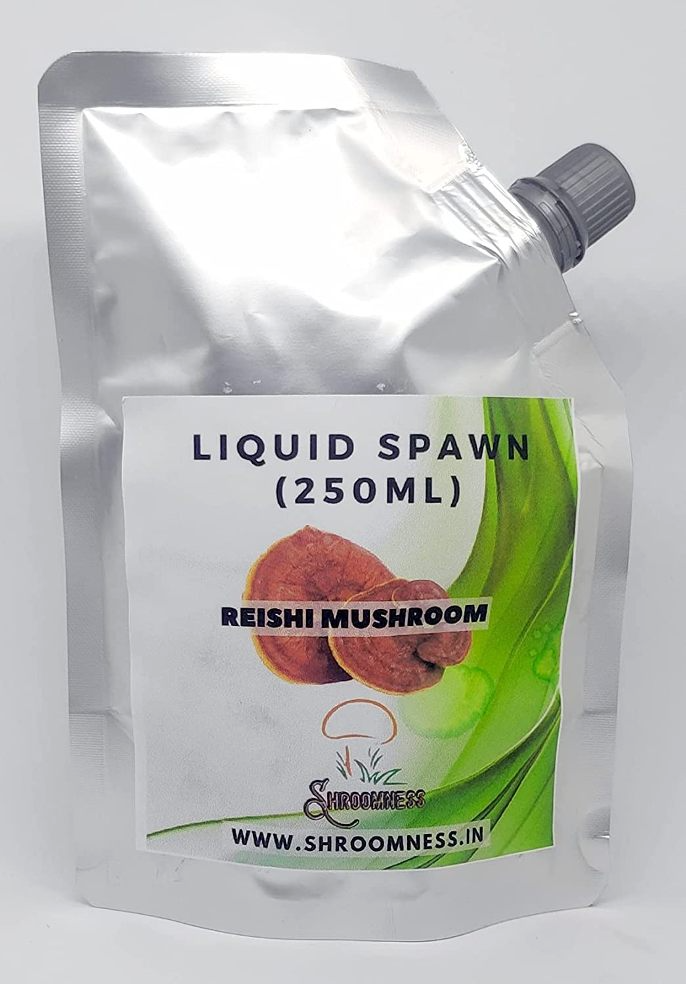 Shroomness Reishi Mushroom Liquid Spawn, 100% Clean, Concentrated ...